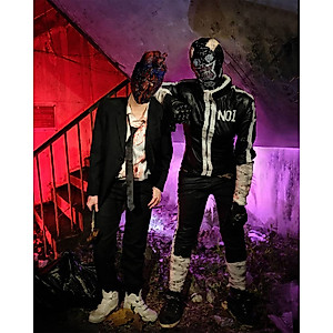 VZQI Dorohedoro Shin Mask Cosplay NOI Mask Cos Anime Halloween Horror Latex Props