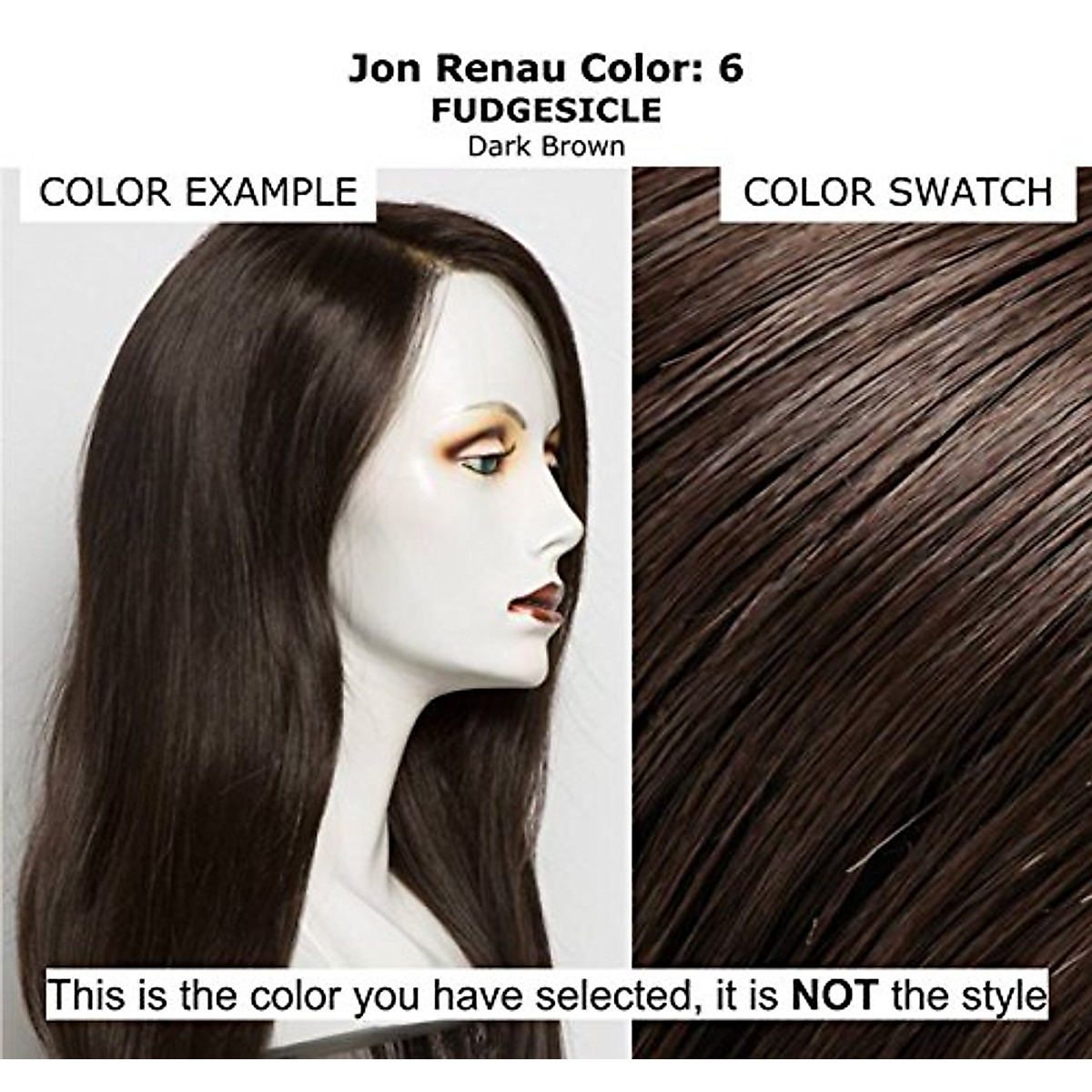 Bundle - 4 items: Zara Large Wig by Jon Renau, Christy's Wigs Q & A Booklet, BeautiMark Synthetic Shampoo & Wide Tooth Comb - Color: 6