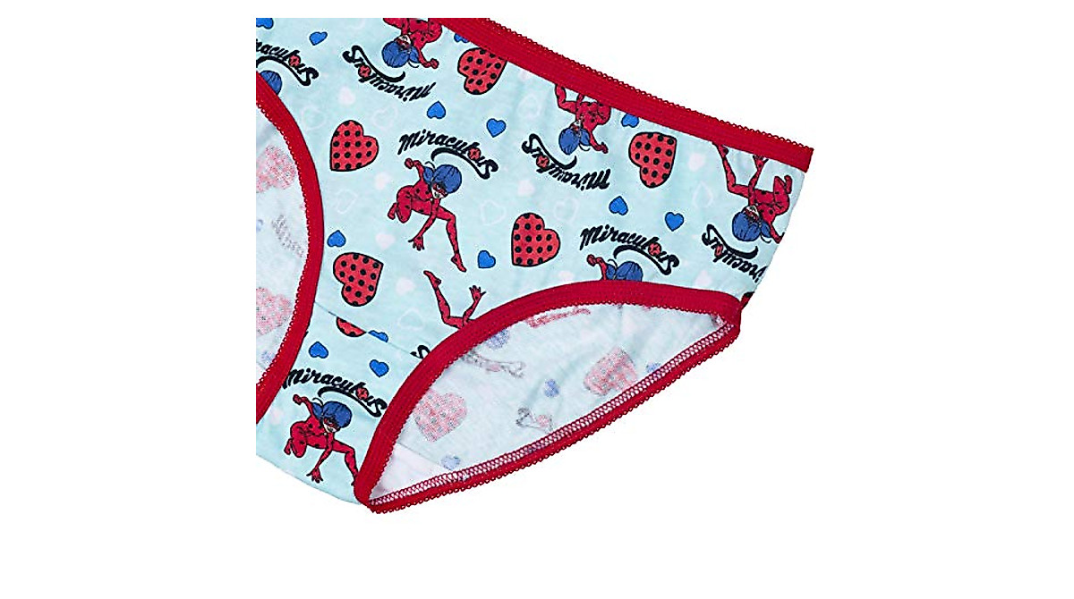 Miraculous Girls' Ladybug 7-Pack Underwear - Fun for Kids