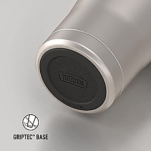 ICON SERIES BY THERMOS Stainless Steel Cold Tumbler with Straw, 24 Ounce, Matte Stainless Steel