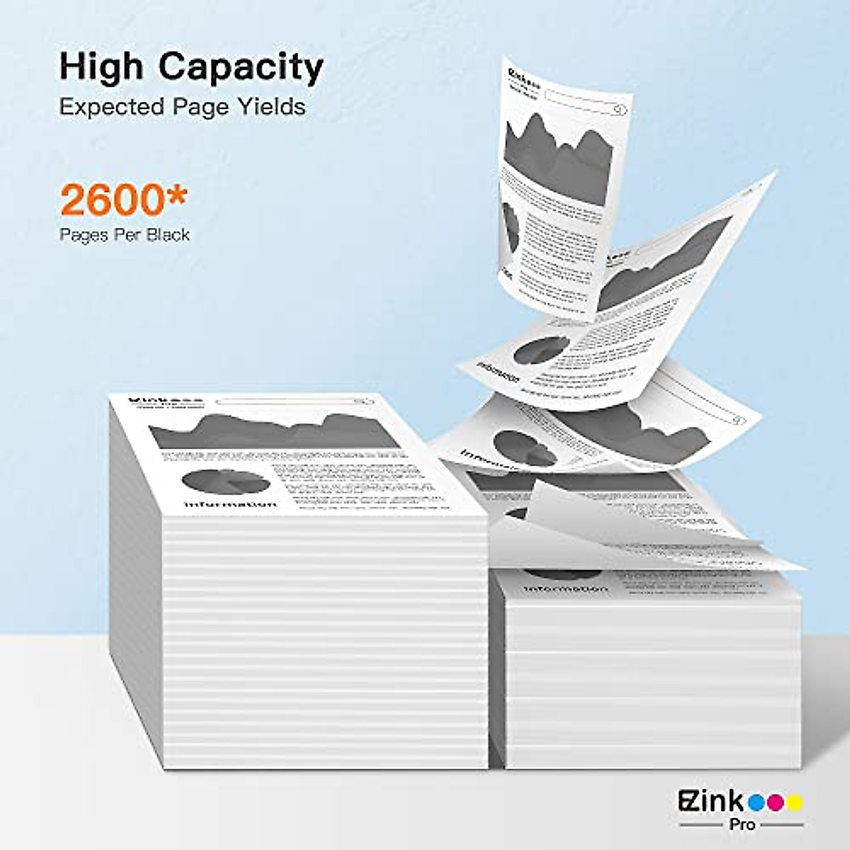 E-Z Ink Pro Compatible TN660 TN-660 Toner Cartridge Replacement for Brother TN660 TN-660 TN630 High Yield Compatible with HL-L2300D HL-L2380DW HL-L2320D DCP-L2540DW MFC-L2700DW MFC-L2685DW (2 Black)