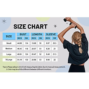 Women's Oversize Crop Tops Casual Half Sleeve Drop Shoulder T-Shirts Roll Hem Basic Workout Loose Yoga Athletic Running Tees Black S