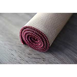 Brumlow Mills Bless Our Home Berry Blossoms Floral Welcome Door Mat for Entryway, Kitchen, or Home Décor Area Rug, 20" x 44", Deep Red