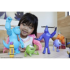 Mattel Monsters at Work Tylor Tuskmon Action Figure, Collectible Disney Plus Character Toy, 7.9-in Tall Highly Posable with Authentic Detail, Kids Ages 3 Years & Older
