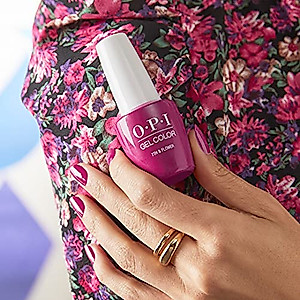 OPI GelColor, 7th and Flower, Pink Gel Nail Polish, Downtown LA Collection, 0.5 fl. oz.