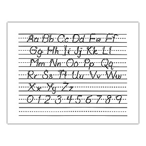 Top Flight Multi-Method 3rd Grade Primary Tablet, 1/2 Inch Ruling, Bond Paper, 11 x 8.5 Inches, 40 Sheets (56419), White