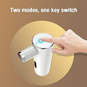 Automatic/Manual Wine Aerator, USB Rechargeable Wine Pump Dispenser Electric Aeration and Decanter Wine Spout Pourer, Red & White Wine Accessories Automatic Aerator – White