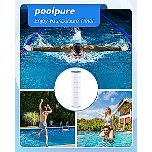 POOLPURE PLFPJANCS200 Pool Filter Replaces Jandy CS200, PJANCS200, Ultral-B9, R0462400, Unicel C-8418, Filbur FC-0823, Aladdin 35002, 200 Sq.ft Filter Cartridge 1 Pack
