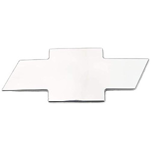 2007-2013 Silverado 1500, 07-10 HD Front Bowtie, Plain, Polished, 1 Pc, Bolt-On - PN #19111