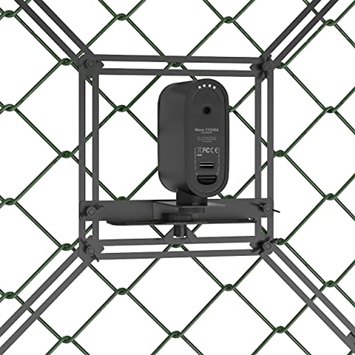 Baseball Fence Mount for Mevo Start, GoPro/Phone Fence Mount for Baseball, Chain Link Fence Mount for Recording Baseball/Softball/Tennis(Mini Plus Black)