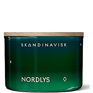 Skandinavisk NORDLYS 'Northern Lights' Scented Candle. Fragrance Notes: Arctic Intensity and Celestial Colour, a Singular Symphony for Senses. 3.17 oz.