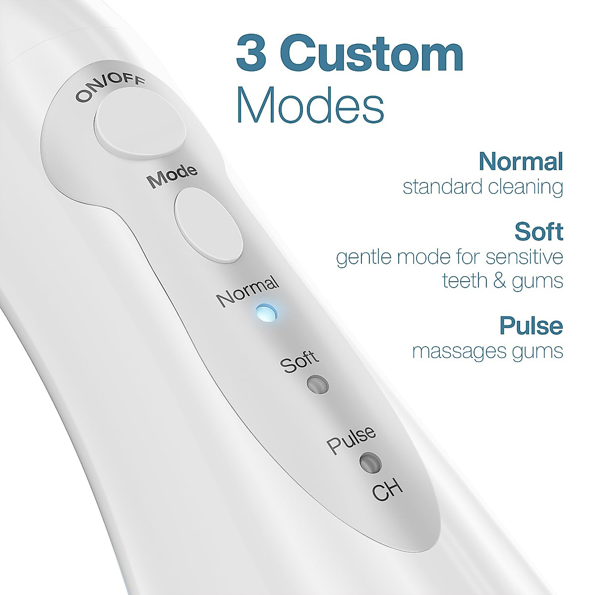 AquaSonic Water Flosser - Cordless Rechargeable Water Flossers for Teeth Cleaning - Waterproof Aqua Flosser, Portable Oral Irrigator for Dental Cleaning with 5 Jet Tips – Braces Home Travel