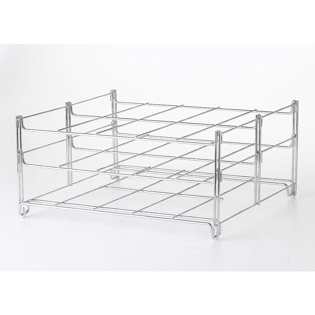 Nifty Solutions Insert with 3 Non-Stick, One Size, 3 Tier Baking Rack WITH Cookie Sheets