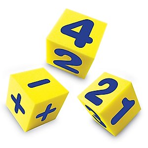 Learning Resources Math Marks The Spot Floor Game, Homeschool, Number Recognition, Addition & Subtraction, Ages 5+