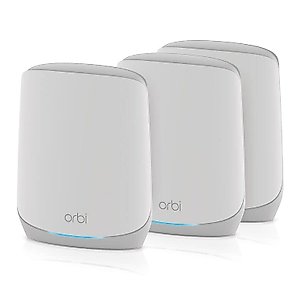 Netgear RBK763S-100NAS Orbi Tri-Band WiFi 6 Mesh System Router + 2 Satellites