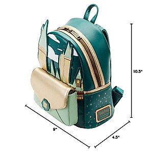 Loungefly Harry Potter Golden Hogwarts Castle Mini Backpack
