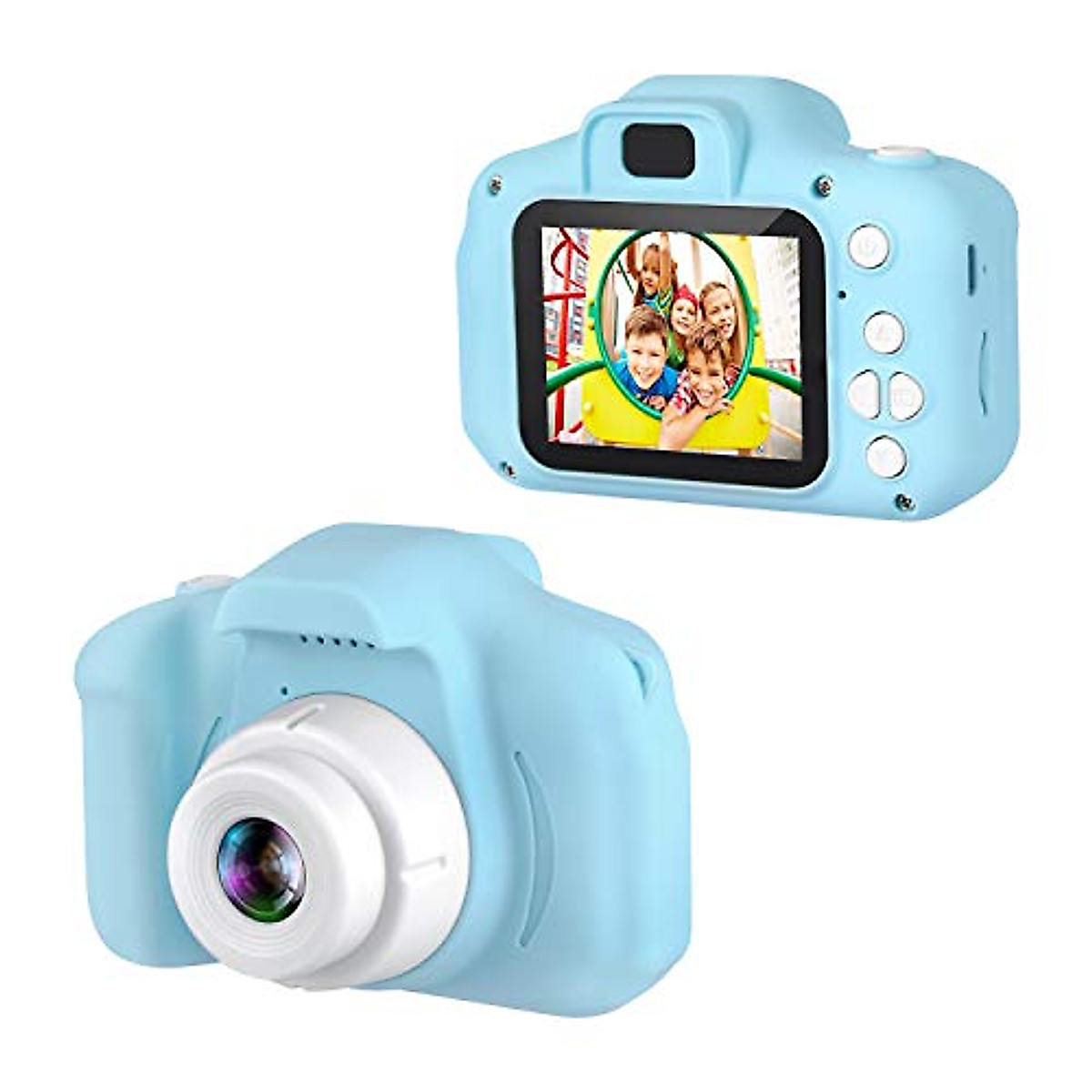 Dartwood 1080p Digital Camera for Kids with 2.0” Color Display Screen & Micro-SD Card Slot for Children - 32GB SD Card Included (Blue)