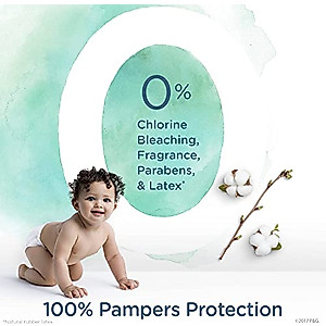 Pampers Pure Protection Disposable Baby Diapers Starter Kit (2 Month Supply), Sizes 1 (198 Count) & 2 (186 Count) with Aqua Pure Baby Wipes, 10X Pop-Top Packs (560 Count)