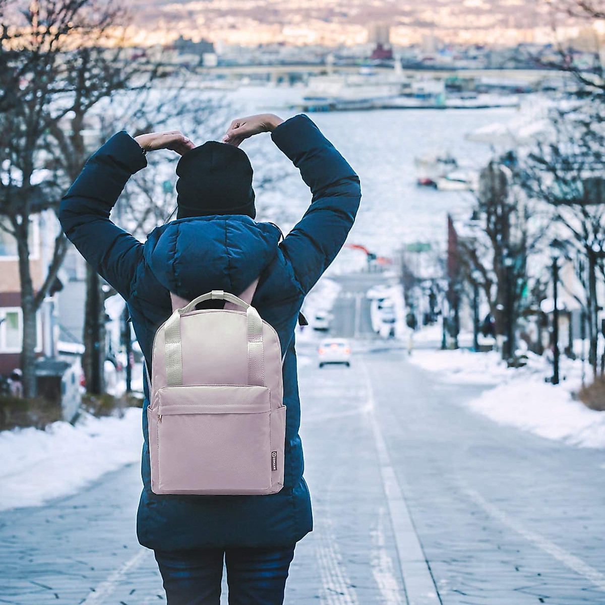 ZOMAKE Backpack with Laptop Compartment for Girls Women, College, School, Work&Travel Waterptoof Bag