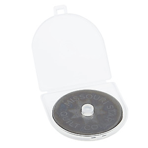 Missouri Star Universal Rotary Cutter Blades 45mm, 5 Pack | Super Sharp Replacement Blades, Fits All Rotary Cutter Handles | Fabric Trimmer Refill for Quilting and Sewing Projects