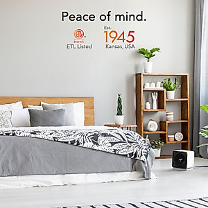 Vornado Velocity CUBE 5S Whole Room Space Heater with Swiveling Base, Indoor Use, White