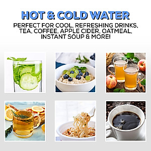 Igloo Retro Bottom Load Water Dispenser, Hot, Cold or Room-Temperature Water, Holds 3 or 5 Gallon Bottles, Child Safety Lock, Perfect for Homes, Kitchens, Dorms, Red