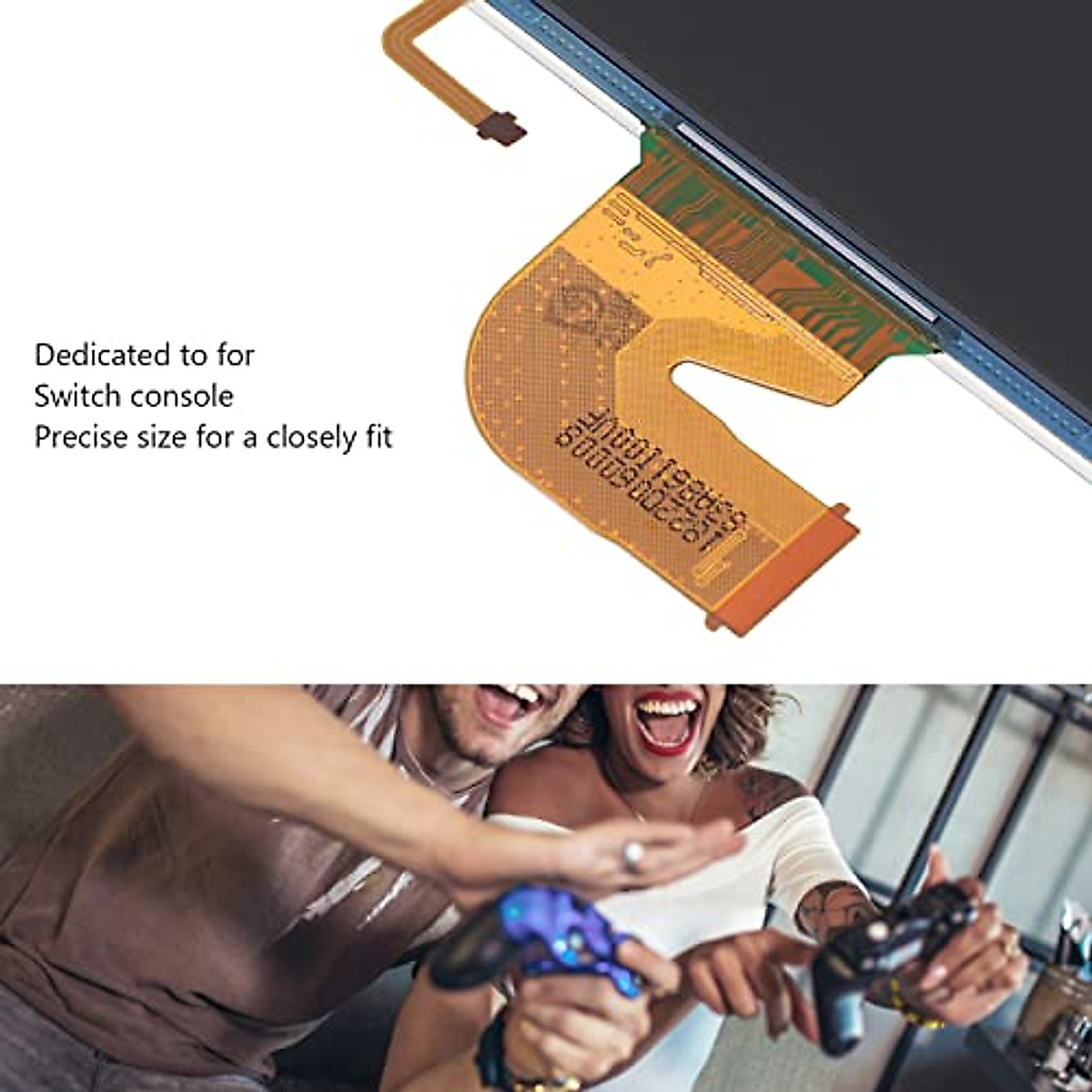 Gamepad LCD Screen, Professional Game Controller LCD Screen, Pressure Resistant, wash Resistant, Repair Parts