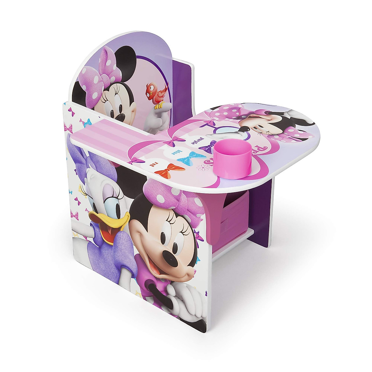 Delta Children Chair Desk With Storage Bin, Disney Minnie Mouse