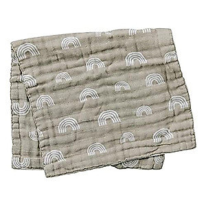Mebie Baby Burp Cloths, Neutral Print 3-Pack, Muslin Burp Cloth Set for Spit Up, Drool, and More, Boho Burp Cloths for Baby Boy and Girl, Baby Must Haves for Registry Lists and Gifts for Newborns