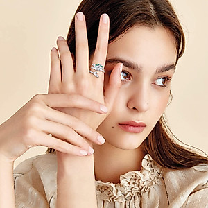 Freesloth Dinosaur Ring 925 Sterling Silver Dinosaur Gifts for Women Adjustable Open Rings Cute Animal Dinosaur Jewelry