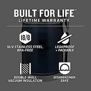 Stanley The Legendary Food Jar + Spork 14oz Nightfall