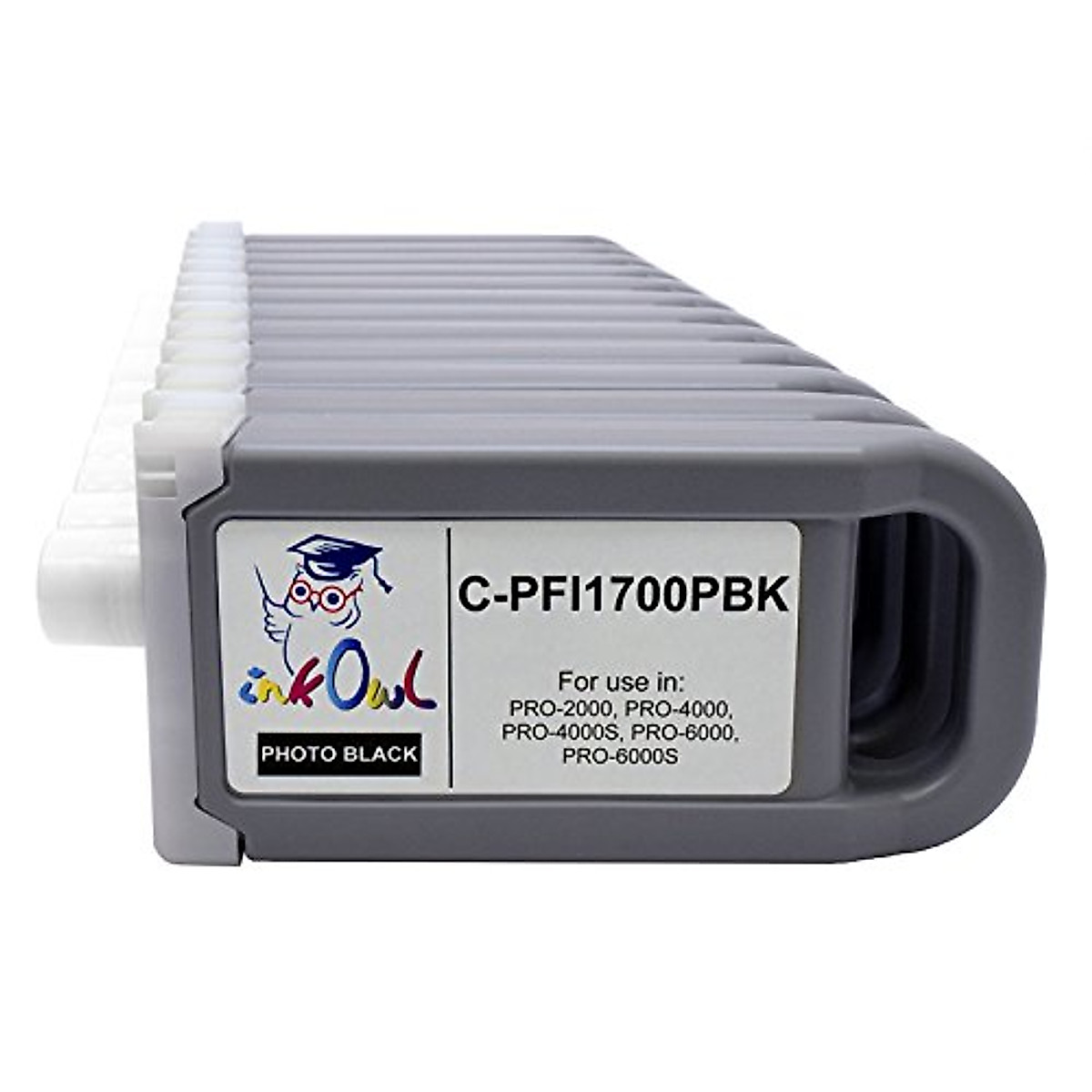InkOwl Compatible Ink Cartridge Replacement for Canon PFI-1700 (700ml, 12-Pack) for PRO-2000, PRO-4000, PRO-6000 Printers