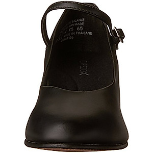 Capezio Women's Jr. Footlight Character Shoe,Black,7.5 W US