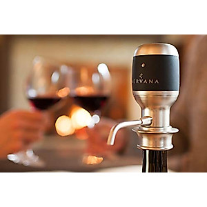 Aervana Original: Electric Wine Aerator and Pourer / Dispenser - Air Decanter - Personal Wine Tap for Red and White Wine