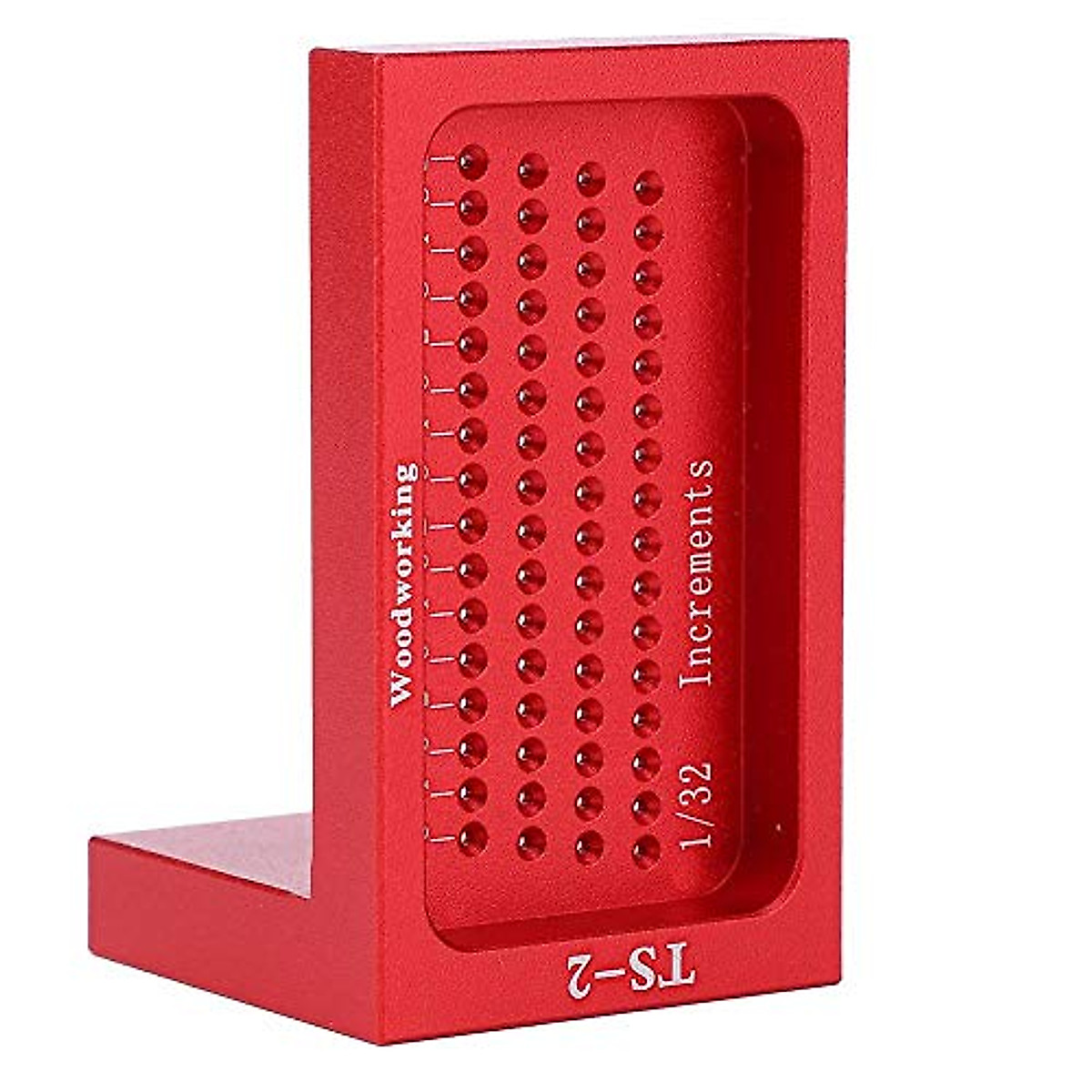 YWBL-WH TS-2 Woodworking Cross Calibration Ruler, British System T Type Scribing Marking Gauge Linear Measurement Tool