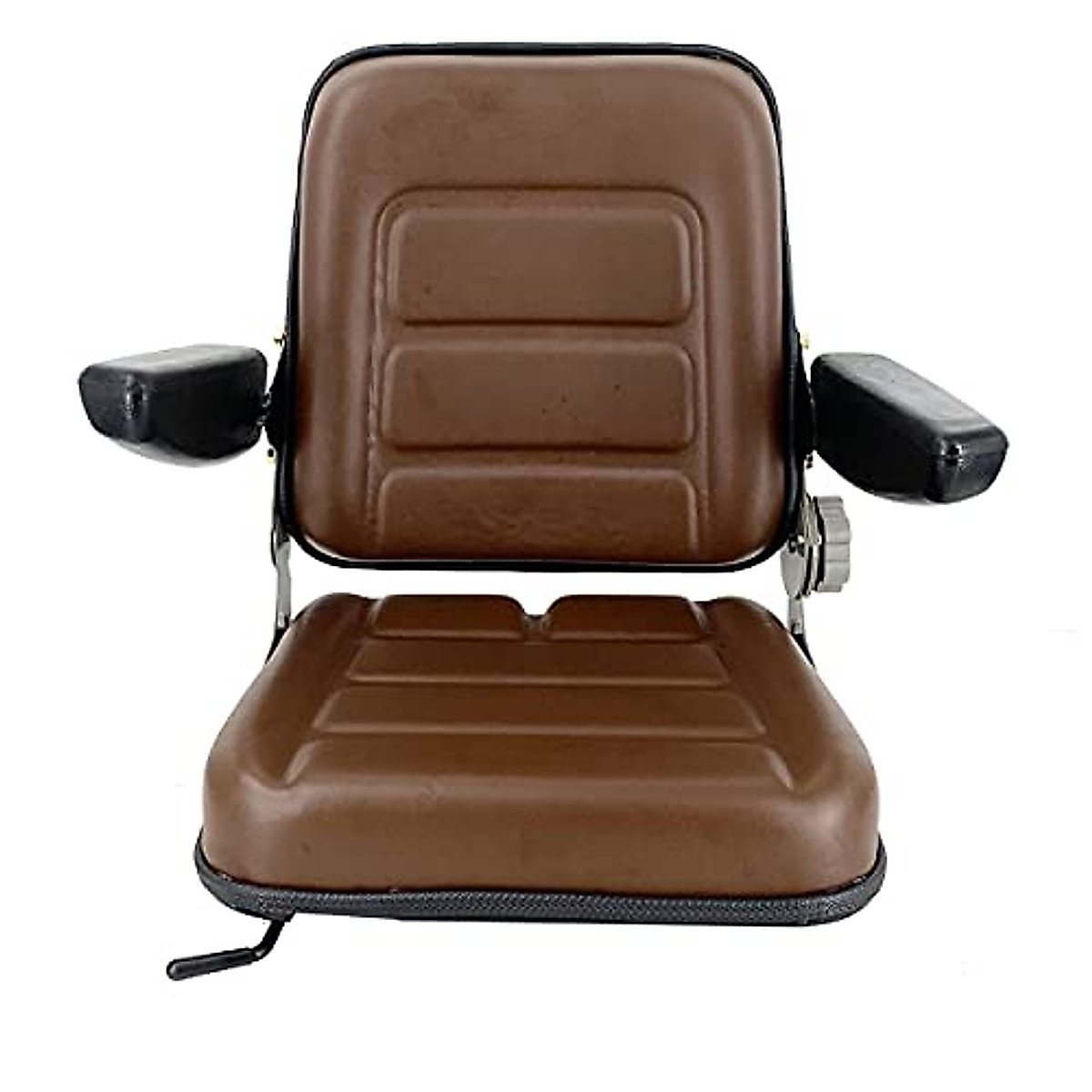 YILIKISS Forklift Seat with Armrest Universal Tractor Seat Comfort Ride Lawn Mower, Garden Tractor UTV/ATV Seat