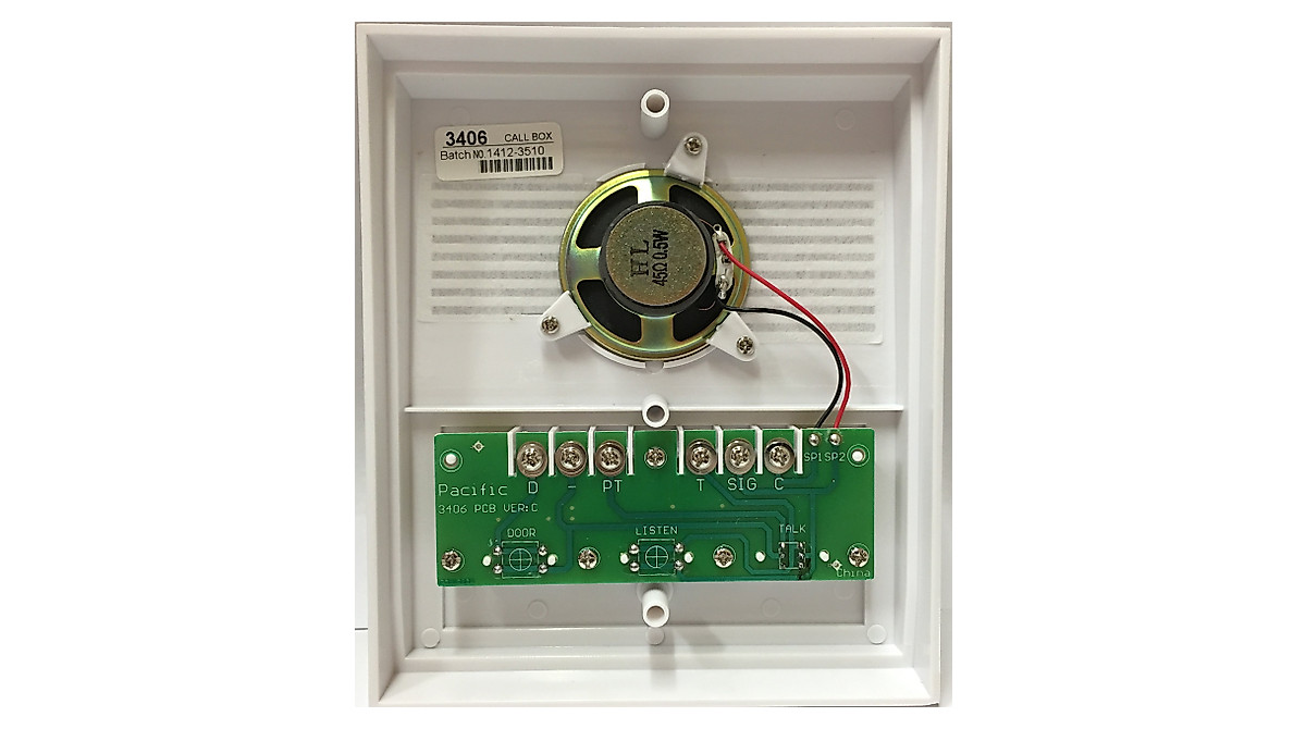 Pacific Electronics Single Entrance Intercom System | Easy Door Access