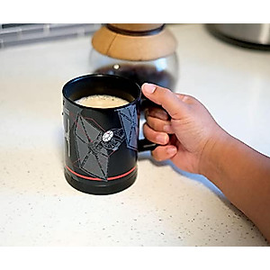 Underground Toys Star Wars Tie Fighter Self-Stirring 12 Ounce Travel Mug