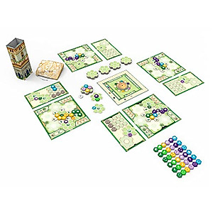 Azul Queen's Garden Board Game - Create a Royal Paradise! Mosaic Tile Placement Strategy Game for Kids and Adults, Ages 10+, 2-4 Players, 45-60 Minute Playtime, Made by Plan B Games