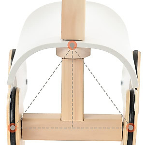 labebe Kids Ride On Toys for 1+ Year Old, Baby Balance Walker Car Toddler Wooden Ride-On Toy with Wheels, Children Push Walker Toy/Infant Riding Strollers for 12M+ Boys/Girls