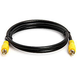 Cmple - 3FT RCA Subwoofer Cable (1 RCA Male to 1 RCA Male Composite Audio/Video Cord) S/PDIF Coaxial Cable, Digital AUD