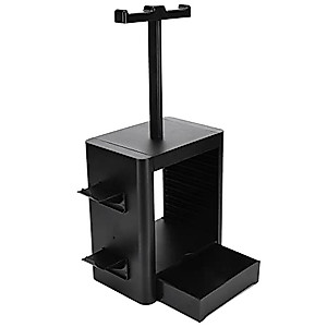 Storage Tower Rack, Firm Structure Multifunction Game Disk Bracket with Handle for for PS5 for SwitchPro