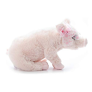 The Petting Zoo, Lash'z Pig Stuffed Animal, Gifts for Girls, Pig Plush Toy 12 inches