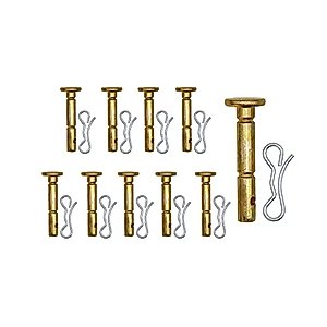Thaekuns 10pcs 738-04124 and 714-04040 Shear Pin Kit for MTD Snow Throwers