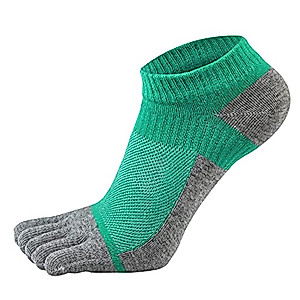 Men's Fashion Breathable Five-Toe Sock Sports Socks Low Home Socks Socks Women Compression Breathable (R, One Size)