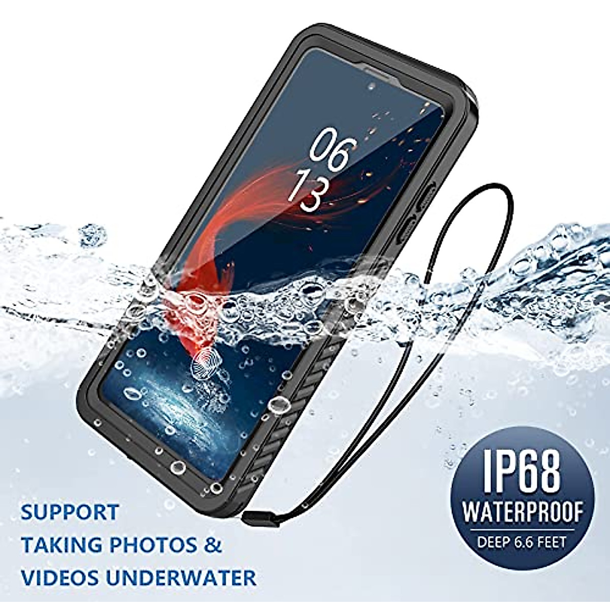 Oterkin for Samsung Galaxy S20 FE Case 5G,Galaxy S20 FE Waterproof Case with Screen Protector 360° Full Body Heavy Duty Protective IP68 Underwater Shockproof Case for Samsung Galaxy S20 FE 5G 6.5inch