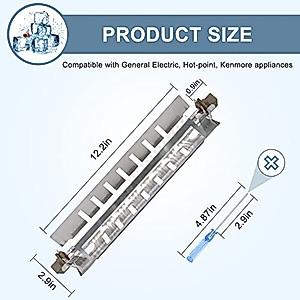 WR51X10055 Refrigerator Defrost Heater Kit,Temperature Sensor WR55X10025,High Limit Thermostat WR50X10068 with Screwdriver Replacement for G-e