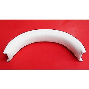Earpads Leather Cushion Repair Parts for Monster Inspiration Headphones Replacement Earmuffs (Headband White)