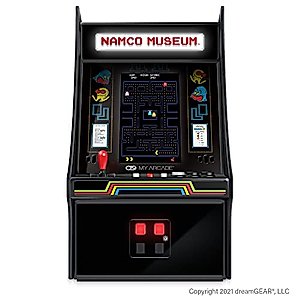 My Arcade Mini Player 10 Inch Arcade Machine: 20 Built In Games, Fully Playable, Pac-Man, Galaga, Mappy and More, 4.25 Inch Color Display, Speakers, Volume Controls, Headphone Jack, Micro USB Powered
