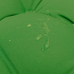 QILLOWAY Indoor/Outdoor High Back Chair Cushion for Adirondack,Spring/Summer Seasonal All Weather Replacement Rocking Chair Cushions. (1 Piece, Green)